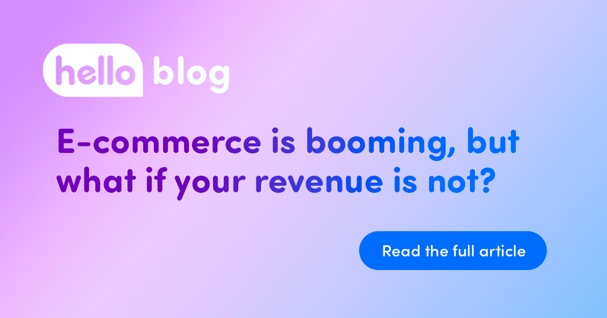 E-commerce is booming, but what if your revenue is not?